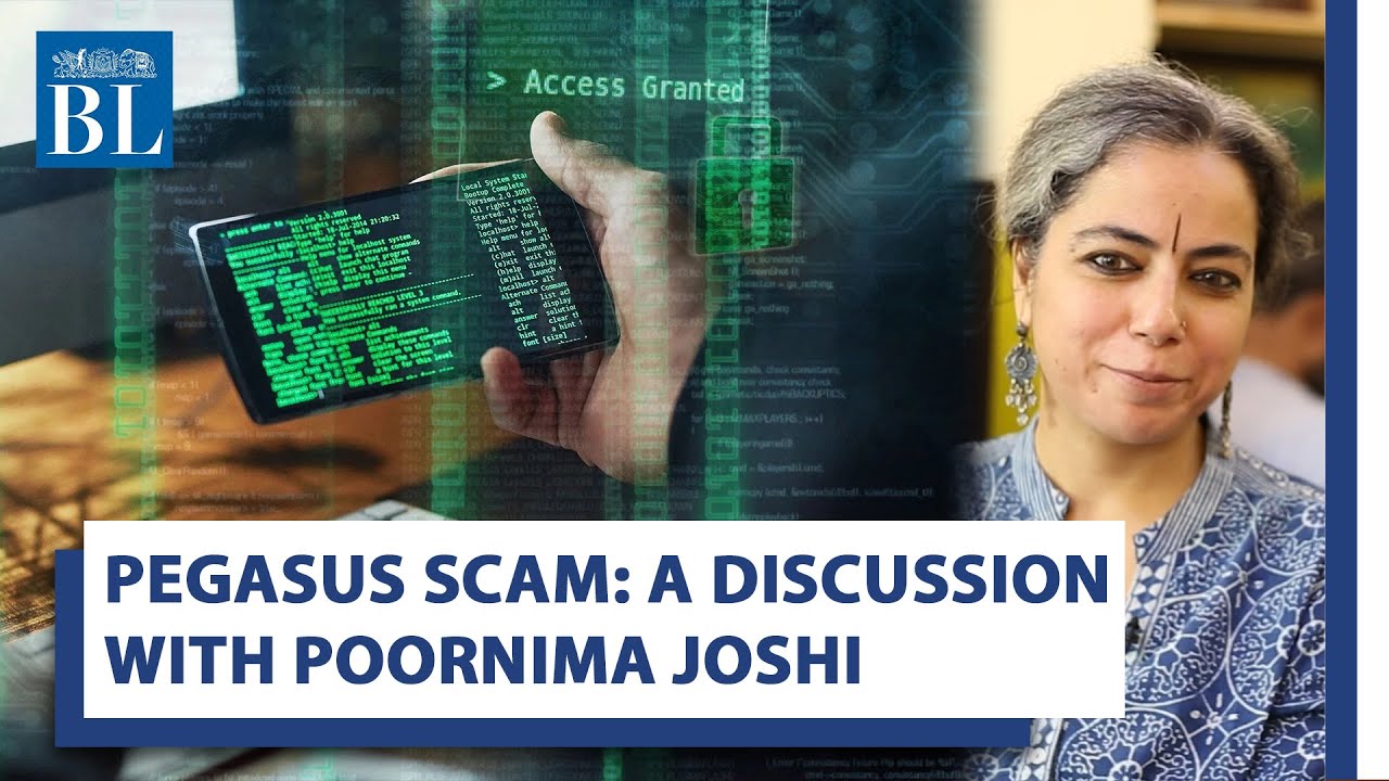 Pegasus scam: A discussion with Poornima Joshi - YouTube