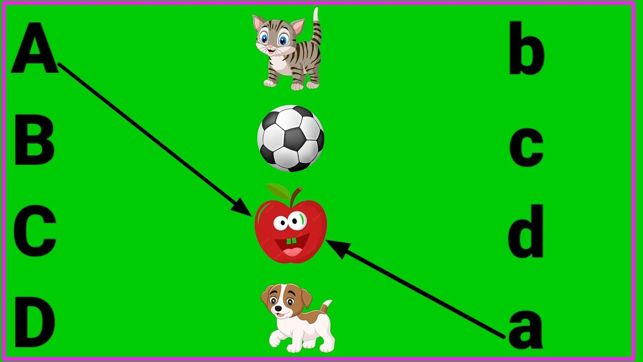 Abcd Matching Worksheet | Nursery Class Worksheet | Match Capital and ...