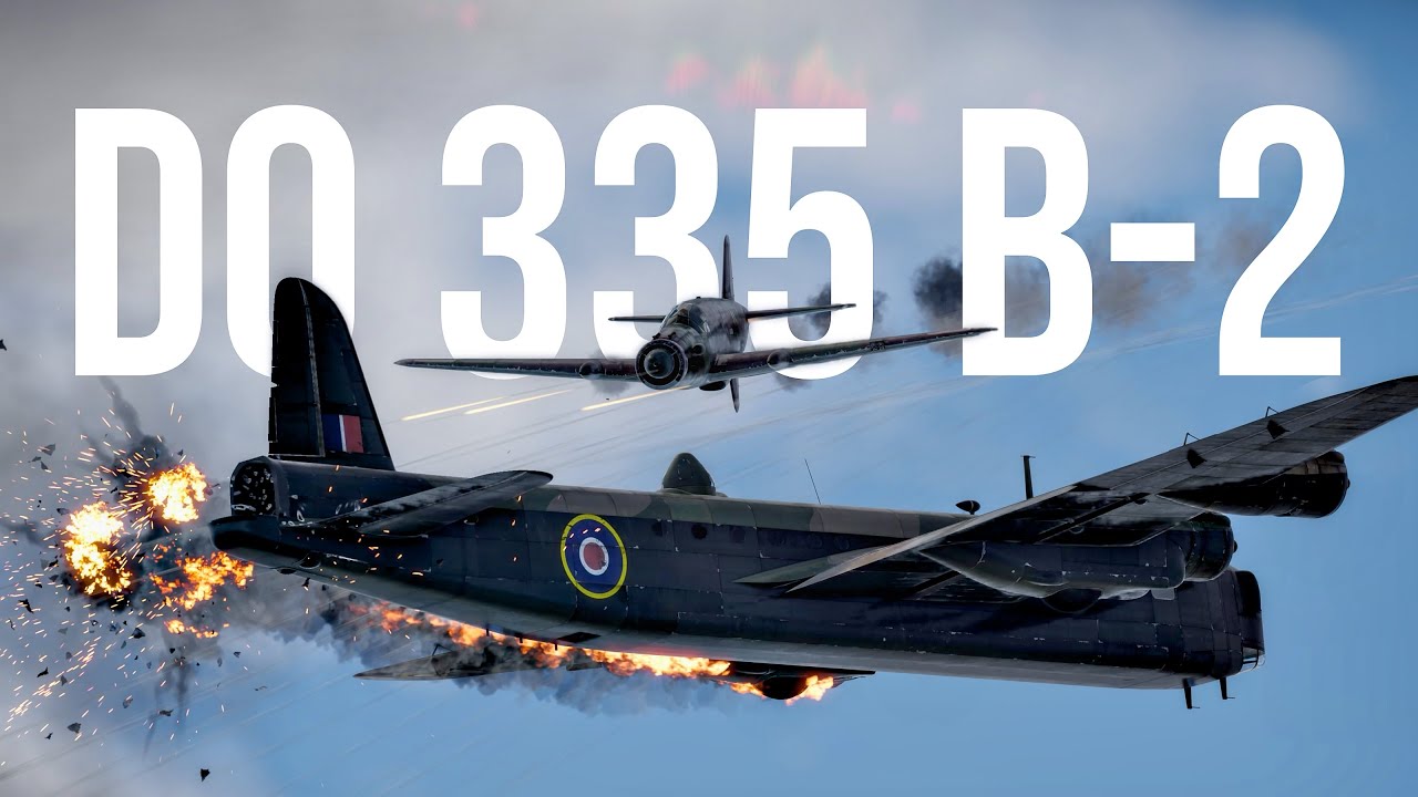 Do 335 B-2 | High-Altitude Intercepting over Dover Strait | Simulator ...