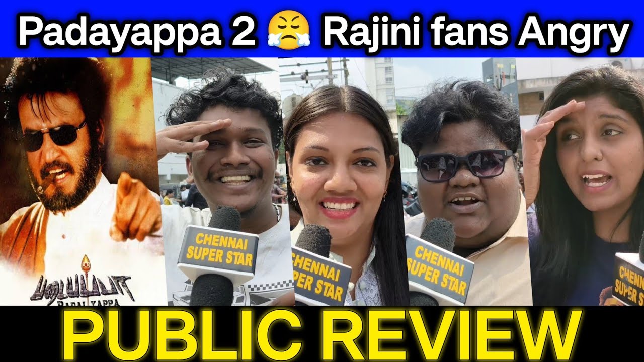 Padayappa 2 😤 Rajini fans Angry 😡 | padayappa Re release Public Review ...