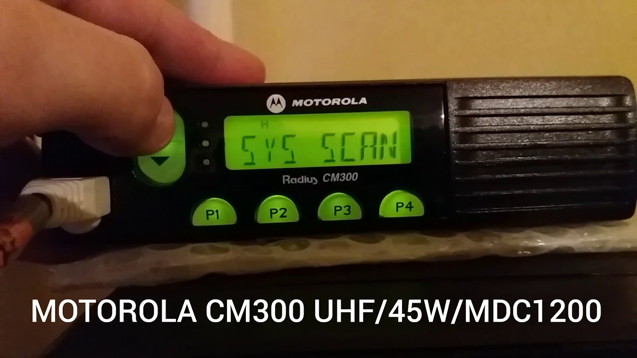 MOTOROLA CM300 - YouTube