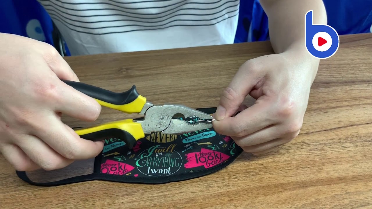 How to put rubber stoppers on polyester mask earloops? - YouTube