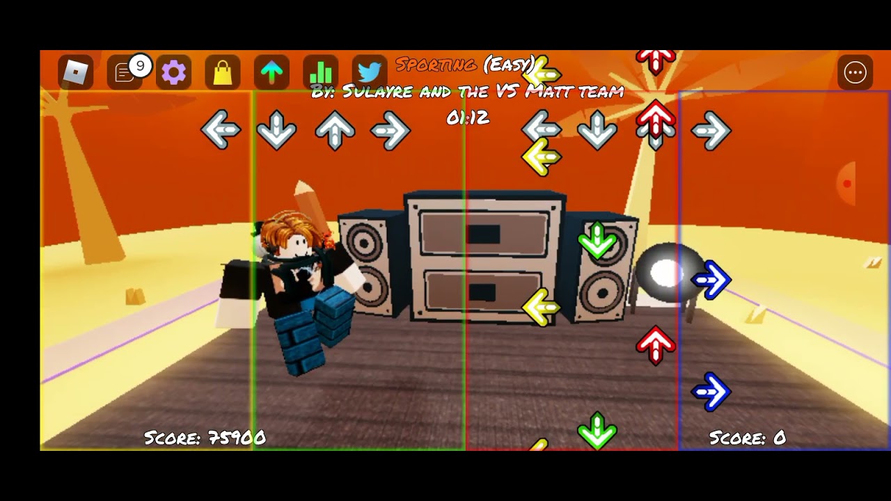 Trying the hardest song at (roblox funky friday) - YouTube