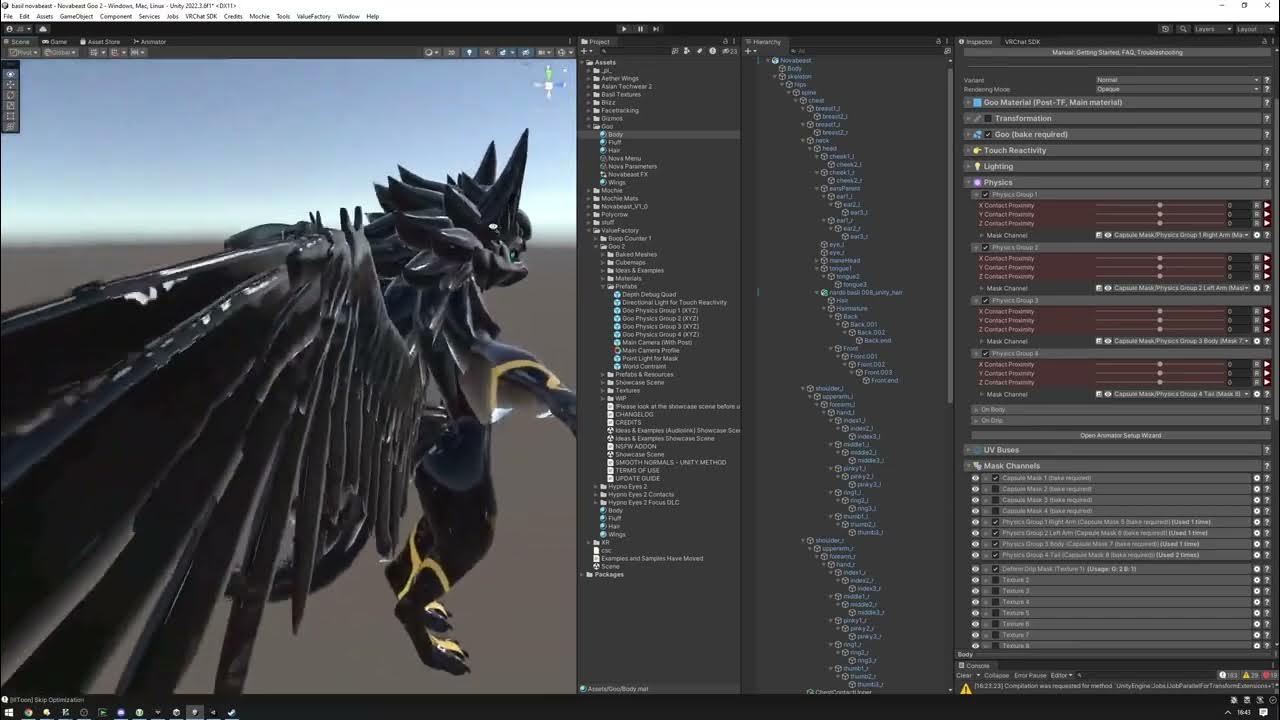 Physics Setup | VRChat Goo Shader 2 - YouTube