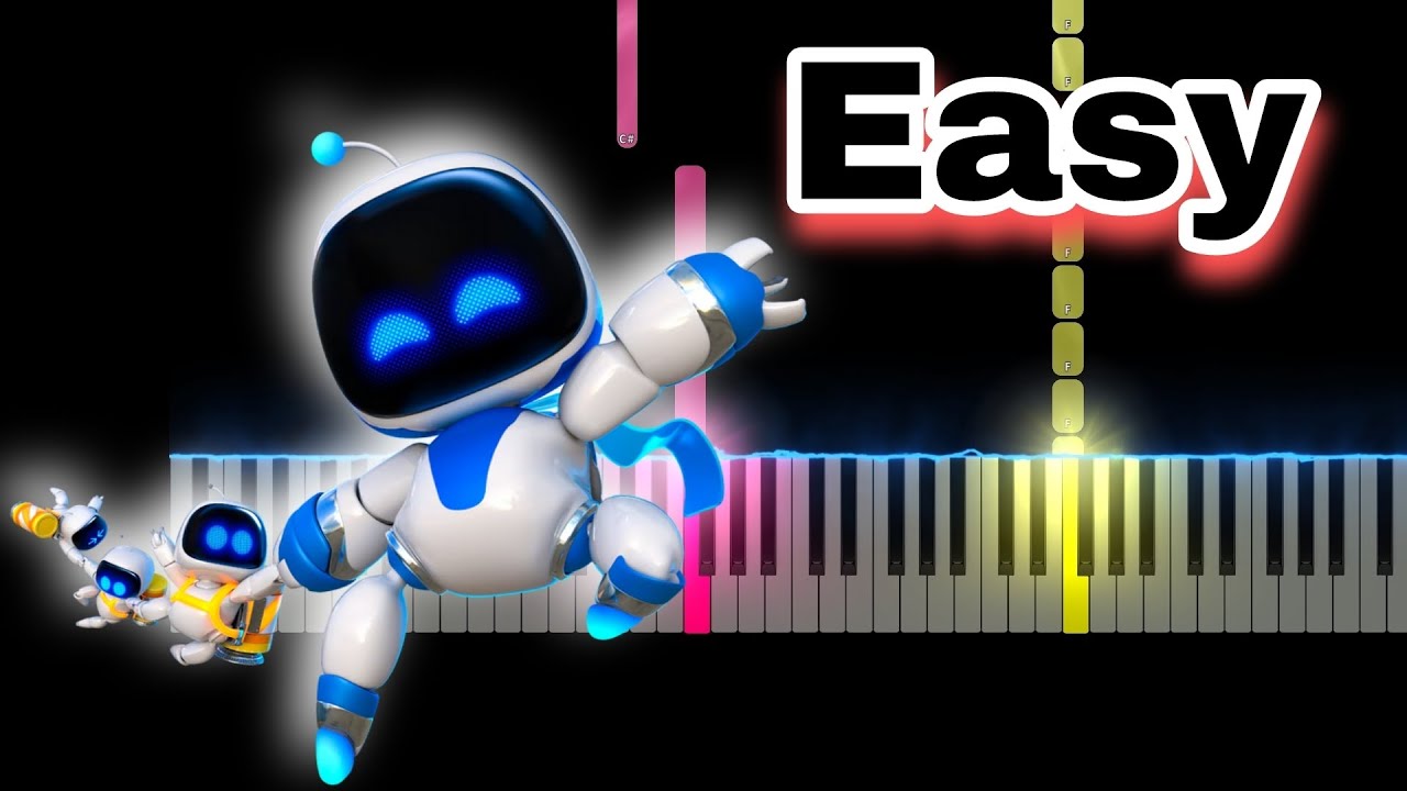 Astro Bot OST - The Satellite (Easy Piano Tutorial) - YouTube