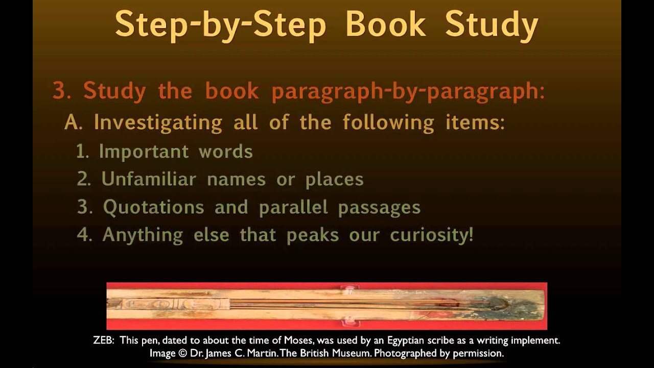 #69) How to Study a Book - YouTube