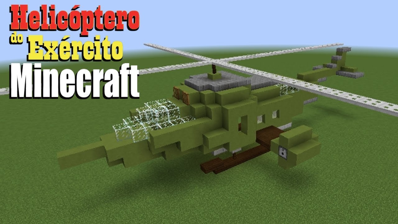 Tutoriais Minecraft: Como Construir um Helicóptero - YouTube