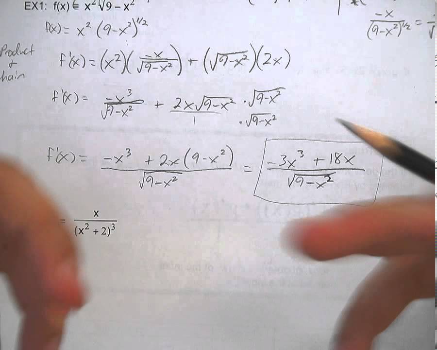 Cal 30 Chain Rule - YouTube