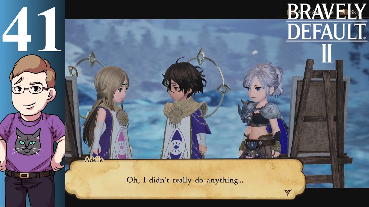 Let's Play Bravely Default 2 (Blind) Part 41 - Landscape Paintings and ...
