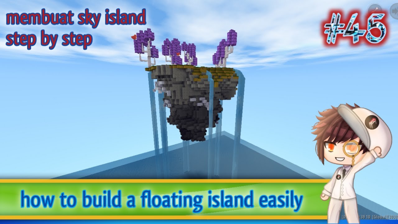 Cara membuat sky island dengan mudah - Mini World: Creata - YouTube