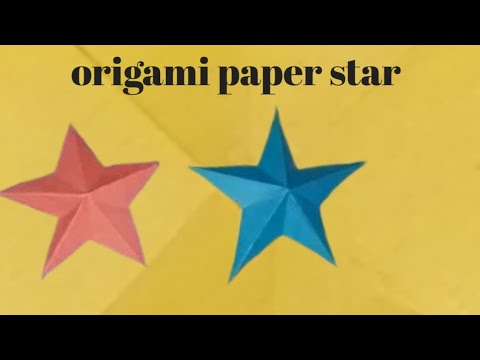 how to make paper stars easy for beginners - YouTube