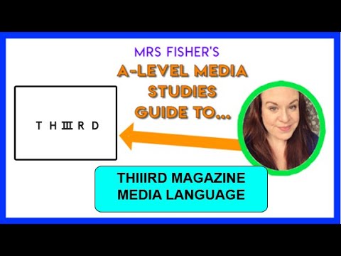 A Level Media - Thiiird Magazine Website - Media Language - YouTube