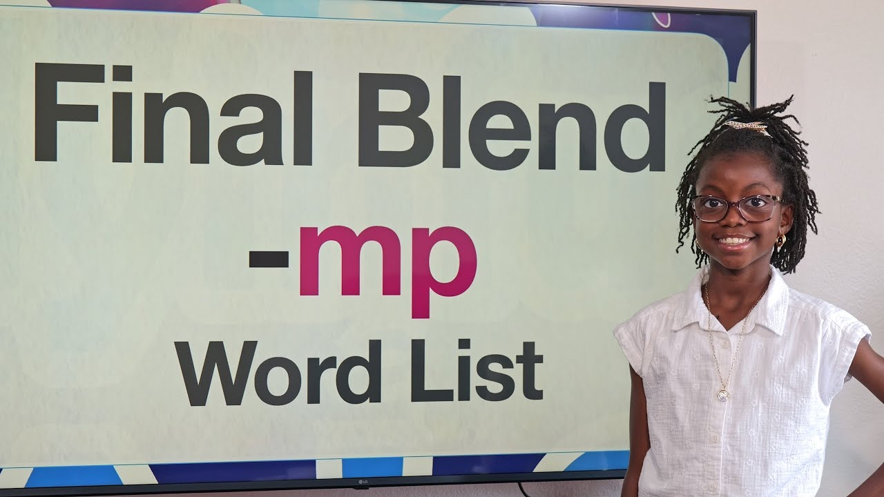 Final Blend -MP Word List | Learn to Read and Spell #sollyinfusion ...