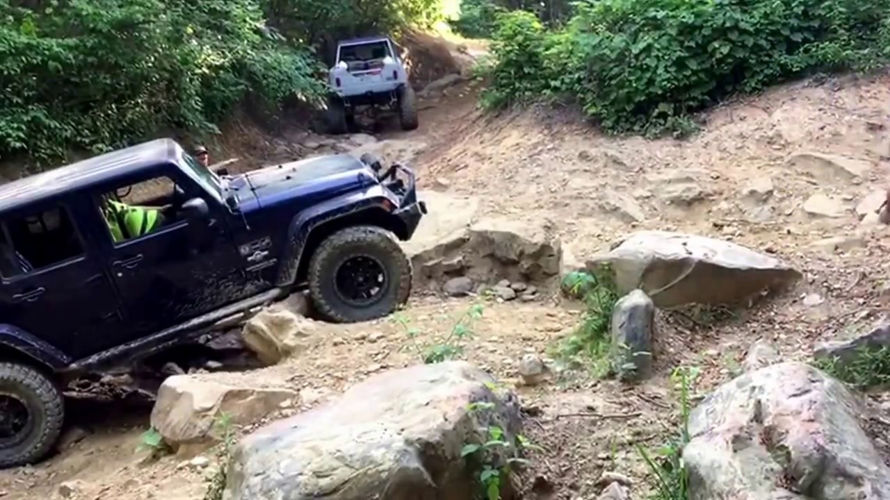 Windrock June 2017 - Cory on black trail 15 Pt 4 - YouTube