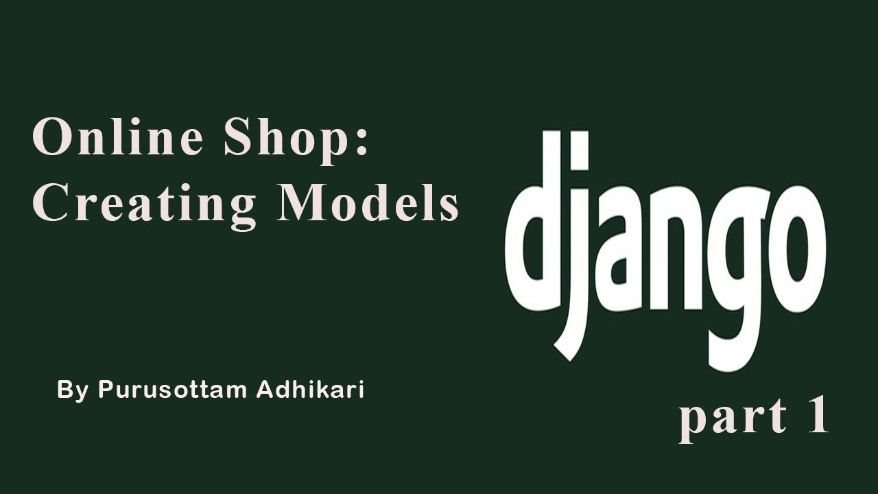 Online Shop: Creating models part 1 - YouTube