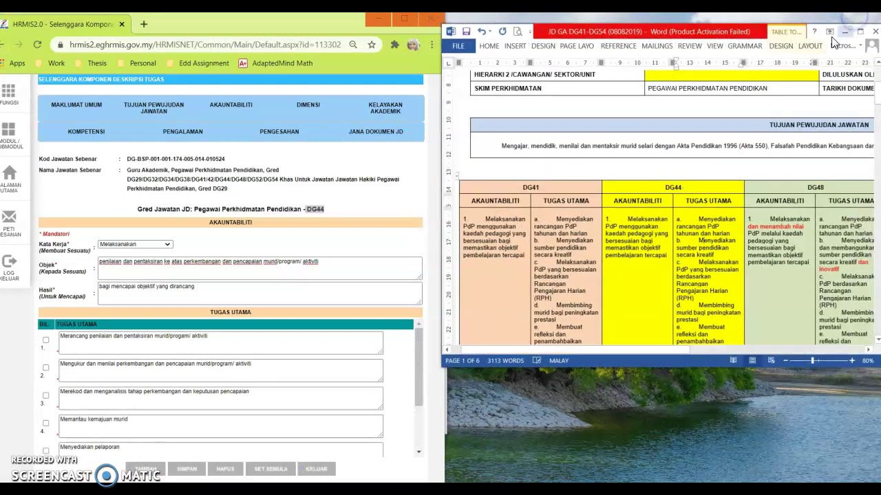 Cara isi Job Description (JD) Akauntabiliti 2020 - YouTube