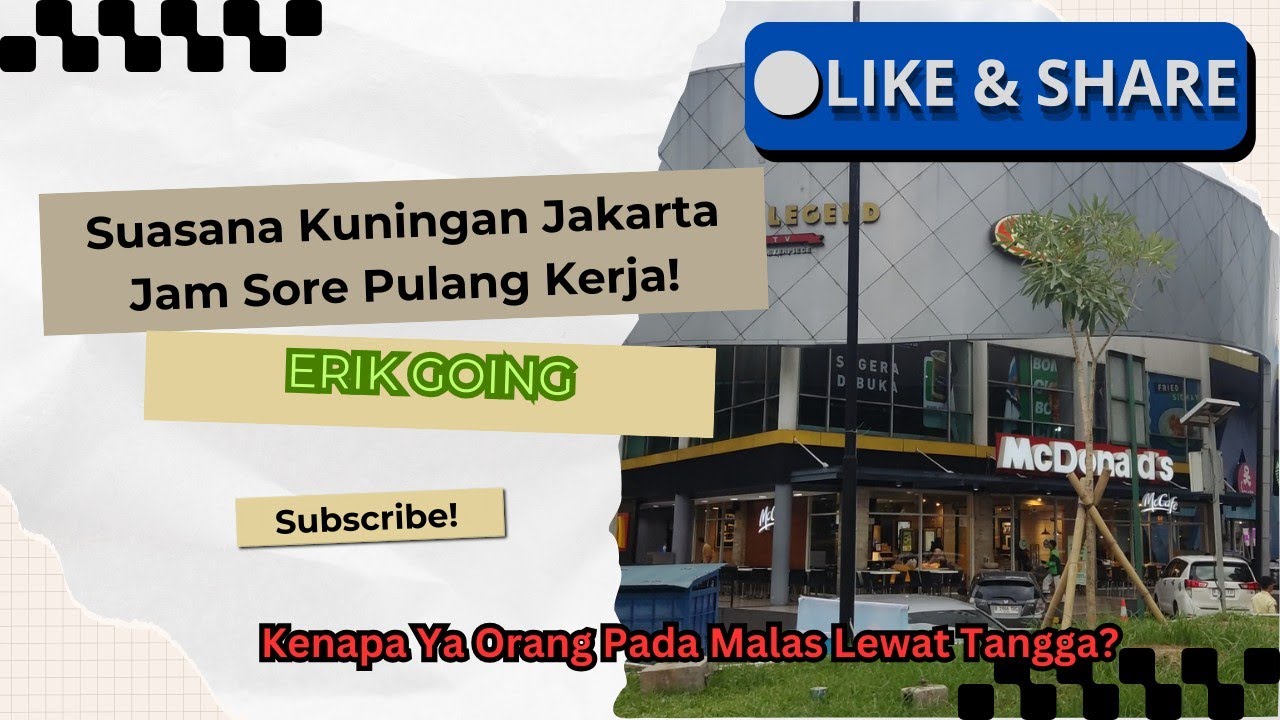Suasana Kuningan Jakarta Jam Sore Pulang Kerja! Kenapa Ya Orang Pada ...