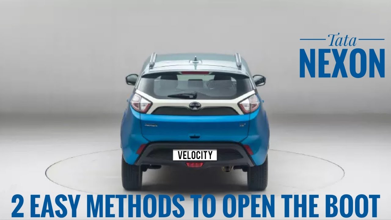 How to open dicky |Tata Nexon - YouTube