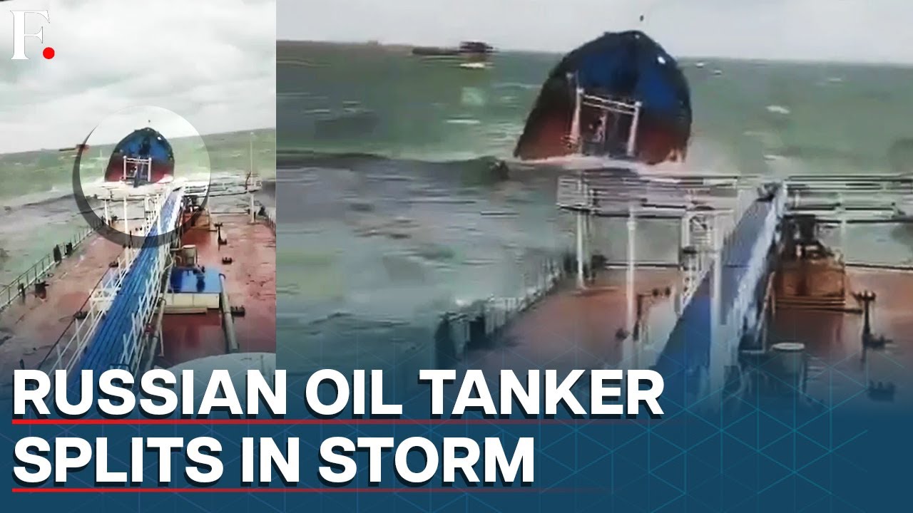 Russian Oil Tanker Sinks In Black Sea Spilling Over 4,000 Tonnes Of ...