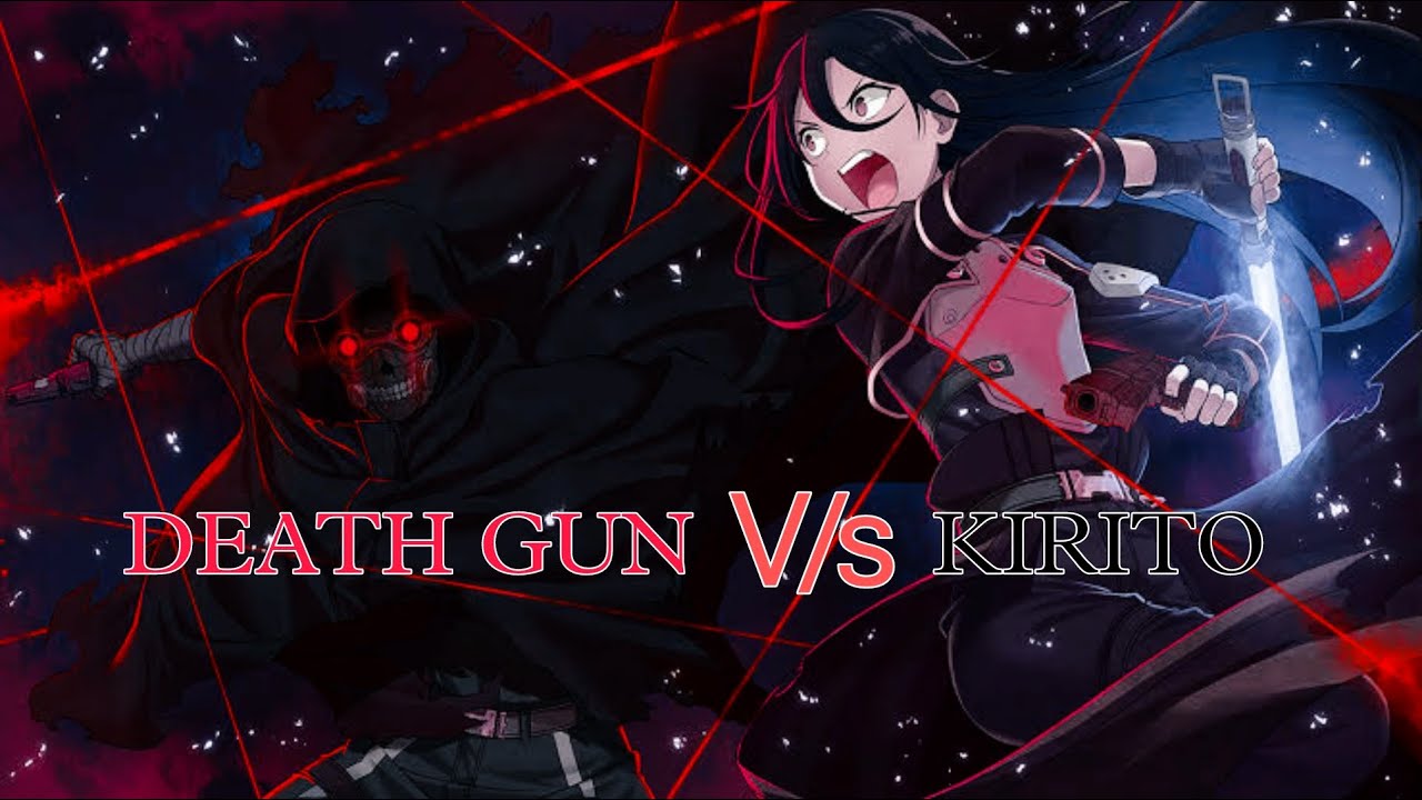 Kirito V/s Death Gun | Simpsonwave. #edit #anime #animeedit #kirito # ...