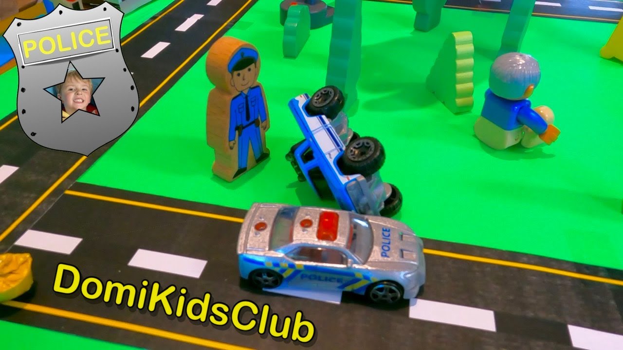 Kids play with toy cars | Police chase bad guys | Police car for kids ...
