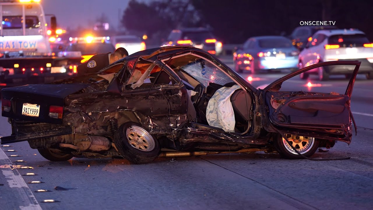 Driver Dead After Wrong-Way Crash On 110 FWY, Gets Hit By Car and Bus ...