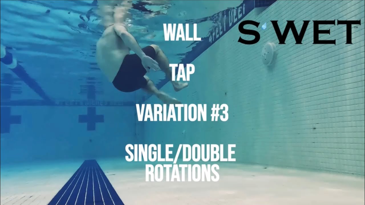 S’WET™ Pool Workout Move - Wall Tap Variation #3 | Single/Double ...
