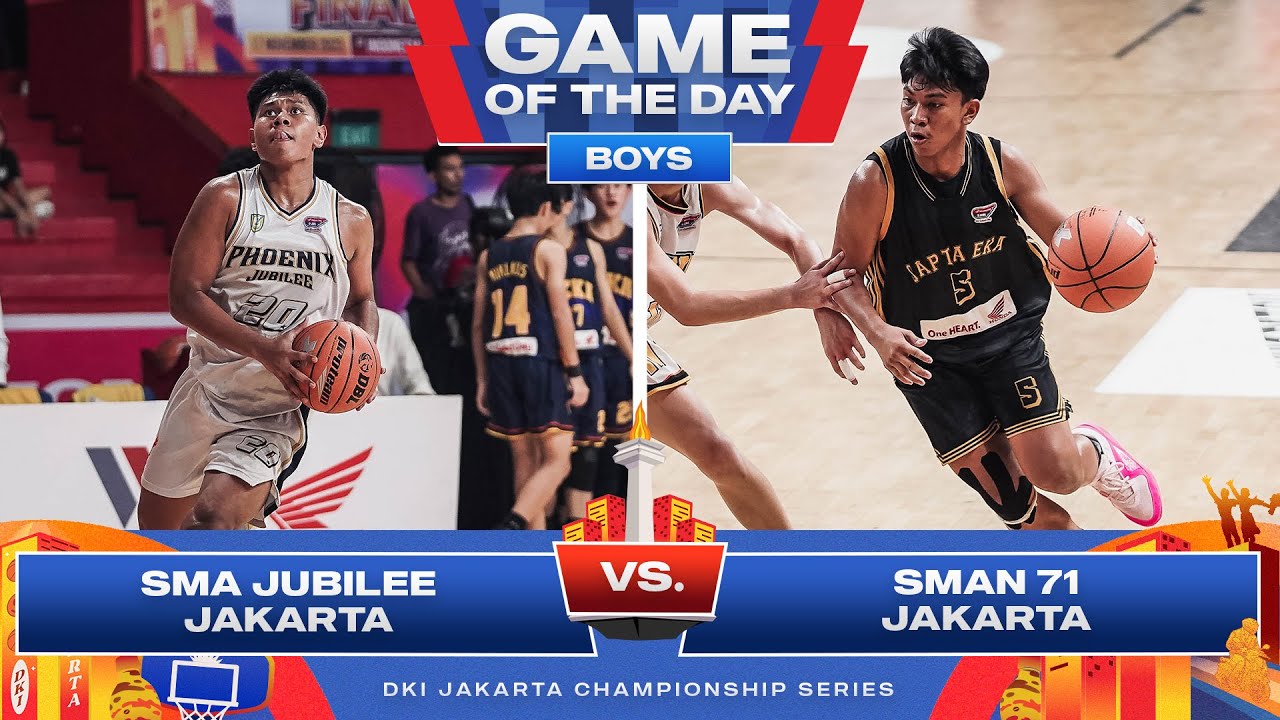SMA JUBILEE JAKARTA VS SMAN 71 JAKARTA - YouTube