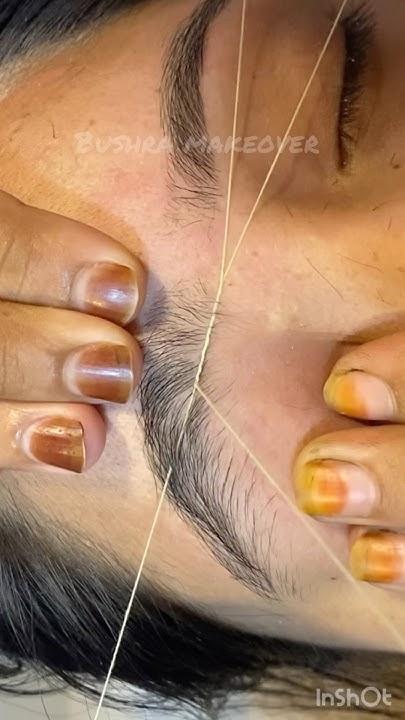 #perfect Eyebrow threading tutorial/ #eyebrow threading #shorts #threading #eyebrowthreading ...