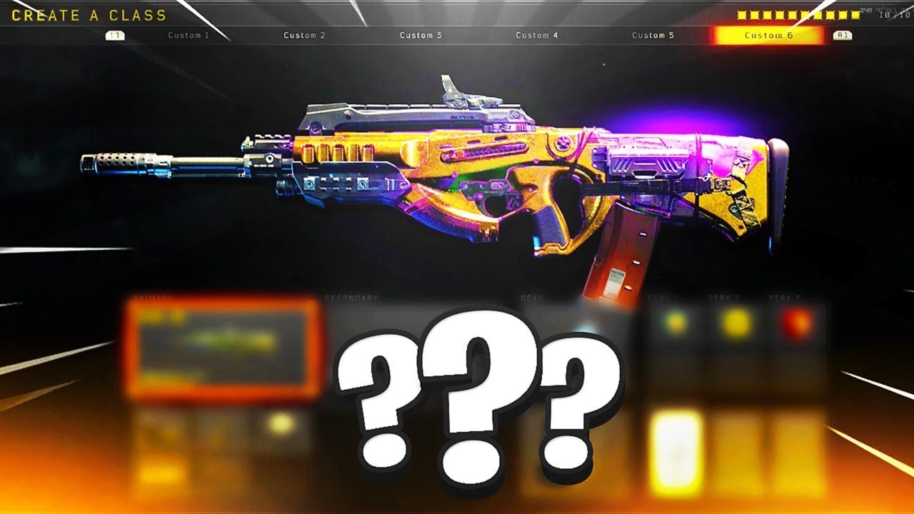 ONE BURST SWORDFISH CLASS SETUP in BLACK OPS 4...(BEST NUCLEAR CLASS ...