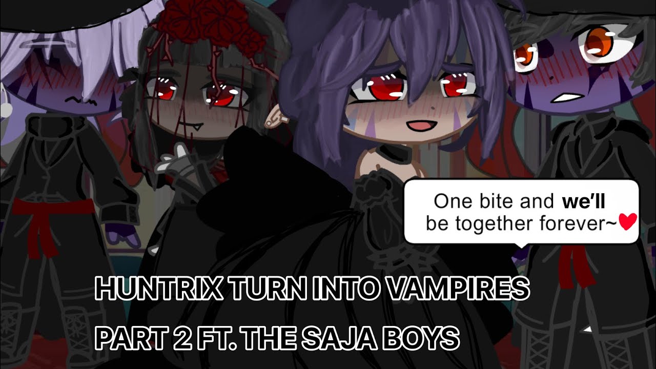 Huntrix turns into VAMPIRES!? | Ft. Saja Boys | Kpop demon hunters ...