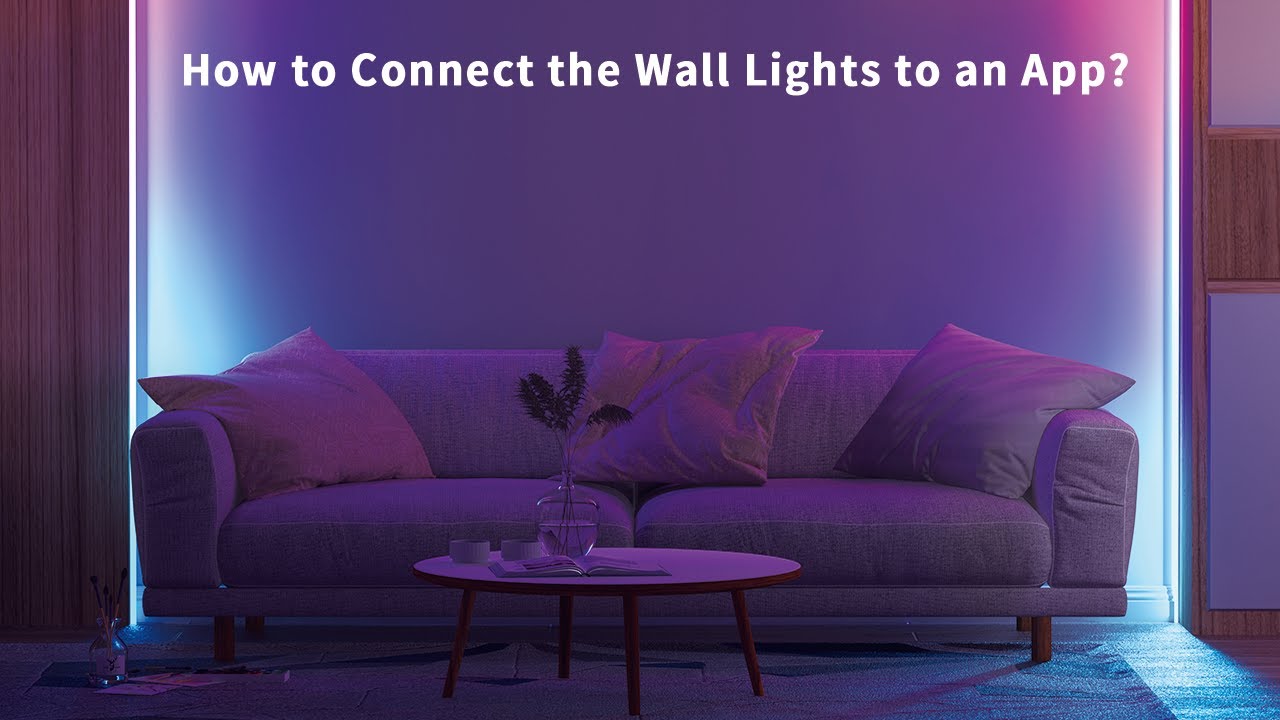 How to Connect the Wall Lights to an App? - YouTube