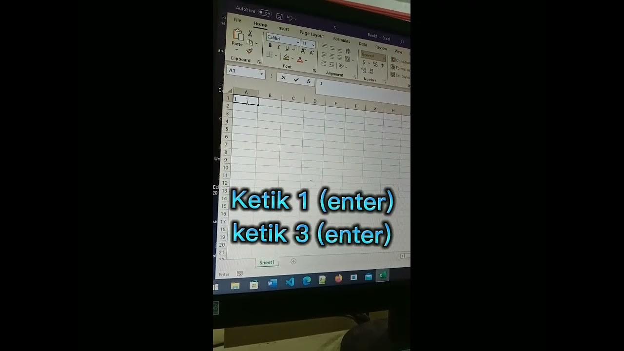 CARA MEMBUAT ANGKA GENAP & ANGKA GANJIL DI MICROSOFT EXCEL - YouTube