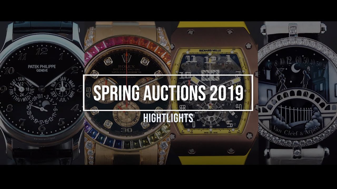 Poly Auction Hong Kong Spring Auctions 2019 Highlights｜Spiral 游絲腕表 - YouTube