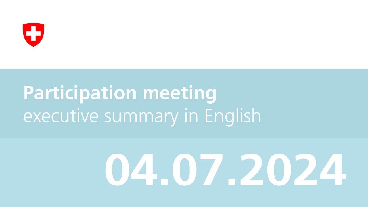 Participation meeting executive summary | 04 07 24 - YouTube