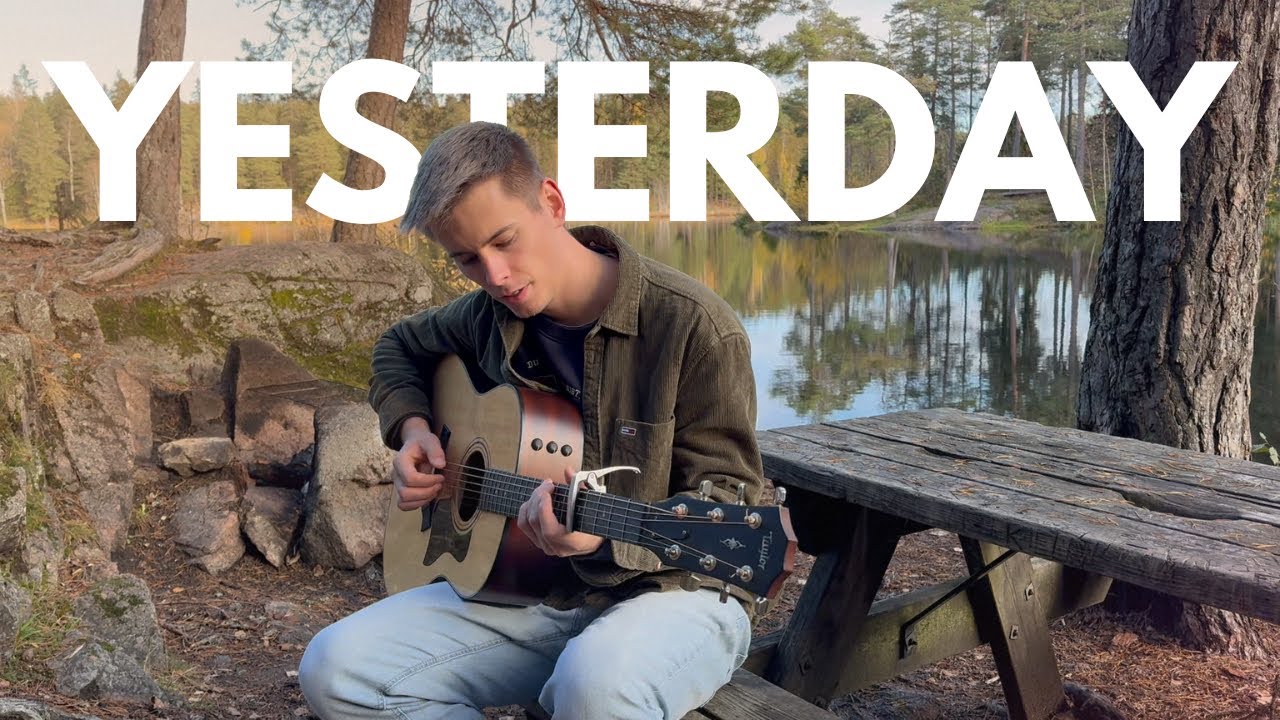 Yesterday - The Beatles [Cover by David] - YouTube