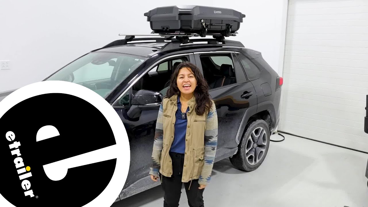 etrailer | Mount: Inno Portable Rooftop Cargo Box with Platform Rack on ...