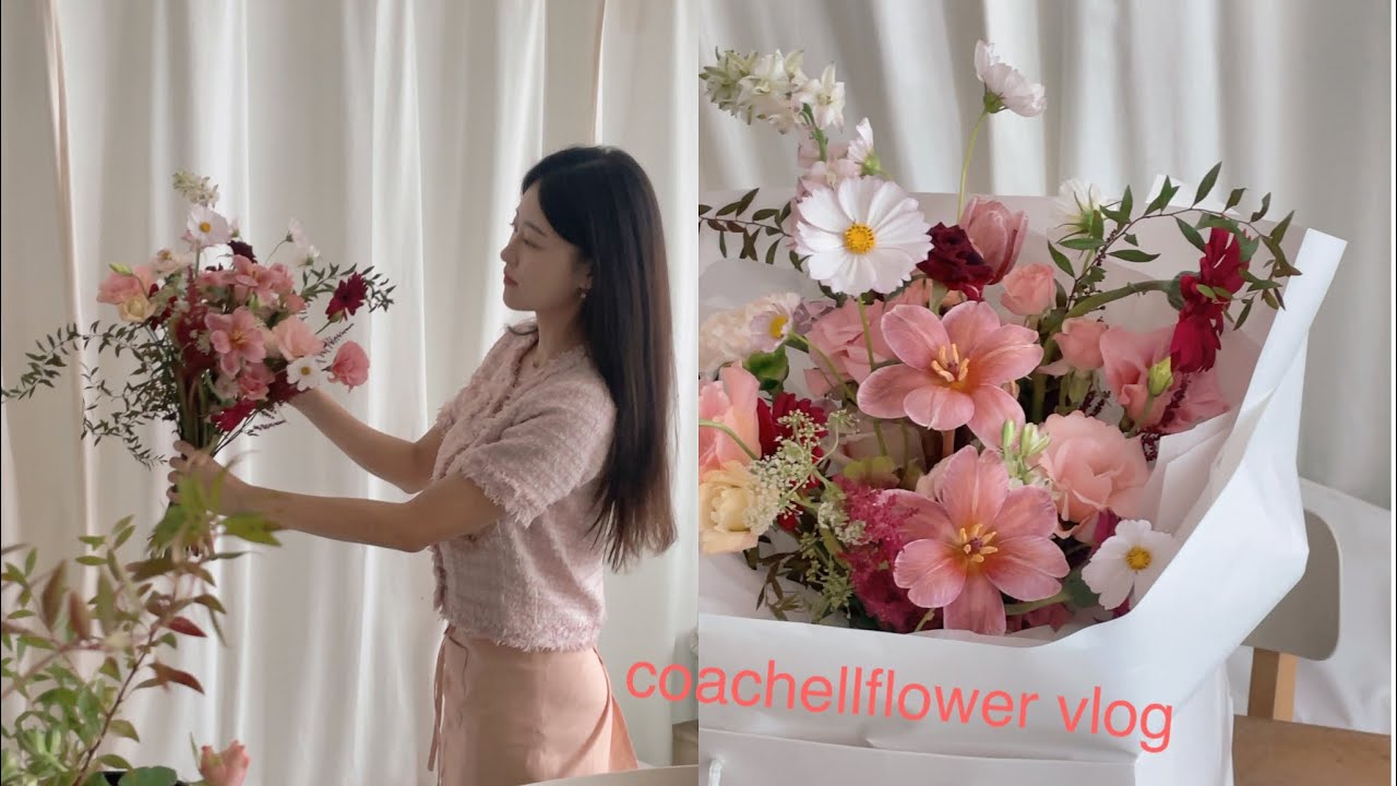 Florist Vlog L 배움엔 끝이 없다~ 플라워 클래스 듣고 왔어요 화관만들기 캔들연주회 플로리스트 일상