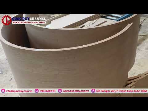 Vận Hành Máy Ép Cong Cao Tần - Máy Uốn Cong Gỗ Tự Động - SM C33H10