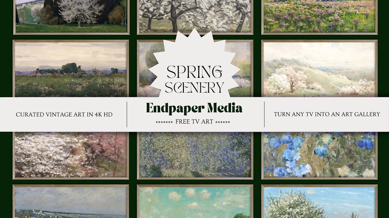 Spring Vintage Frame TV Art | Free Frame TV Art | Spring Flowers ...
