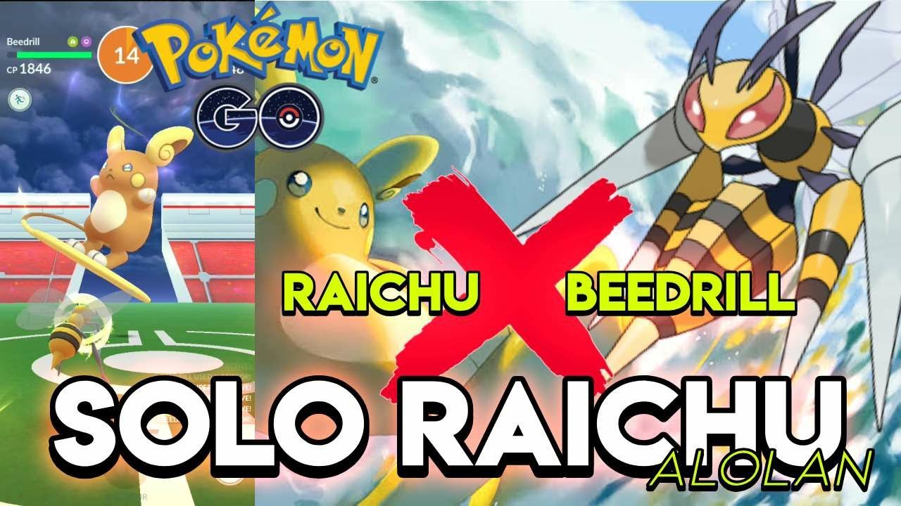 Solo Raichu Alolan - Bug Challenge | Pokemon Go Indonesia - YouTube