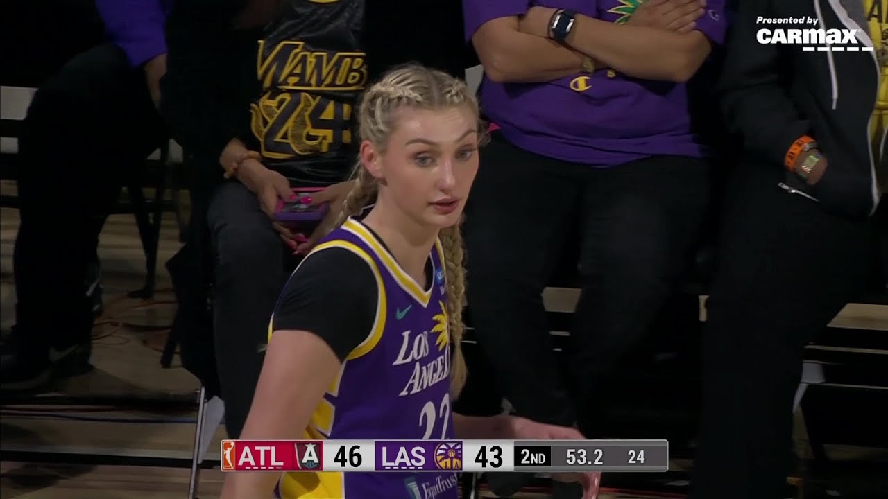 🚨 Cameron Brink Highlights In FIRST WNBA Game, Los Angeles Sparks vs ...
