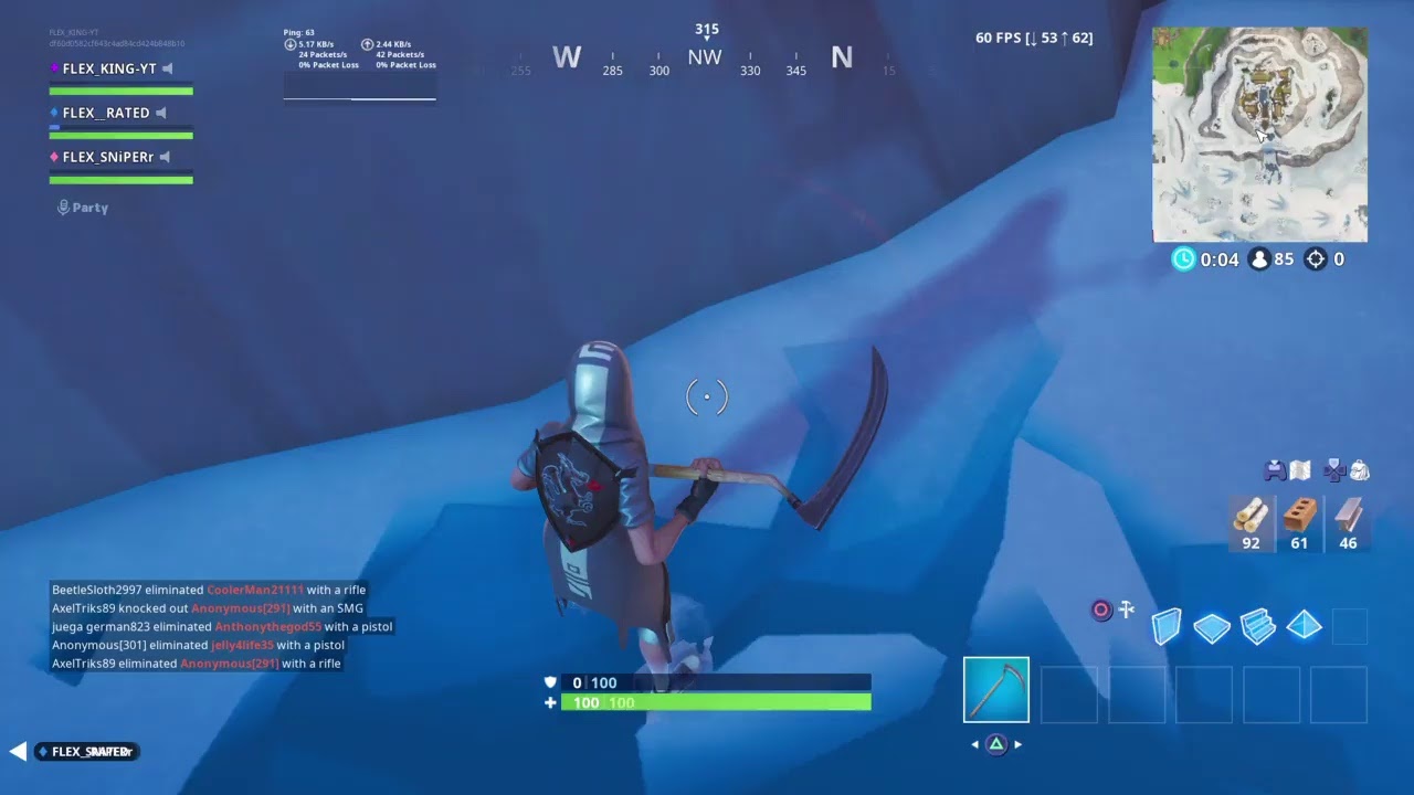 Chilling Playing Fortnite With FLEX CLAN - YouTube