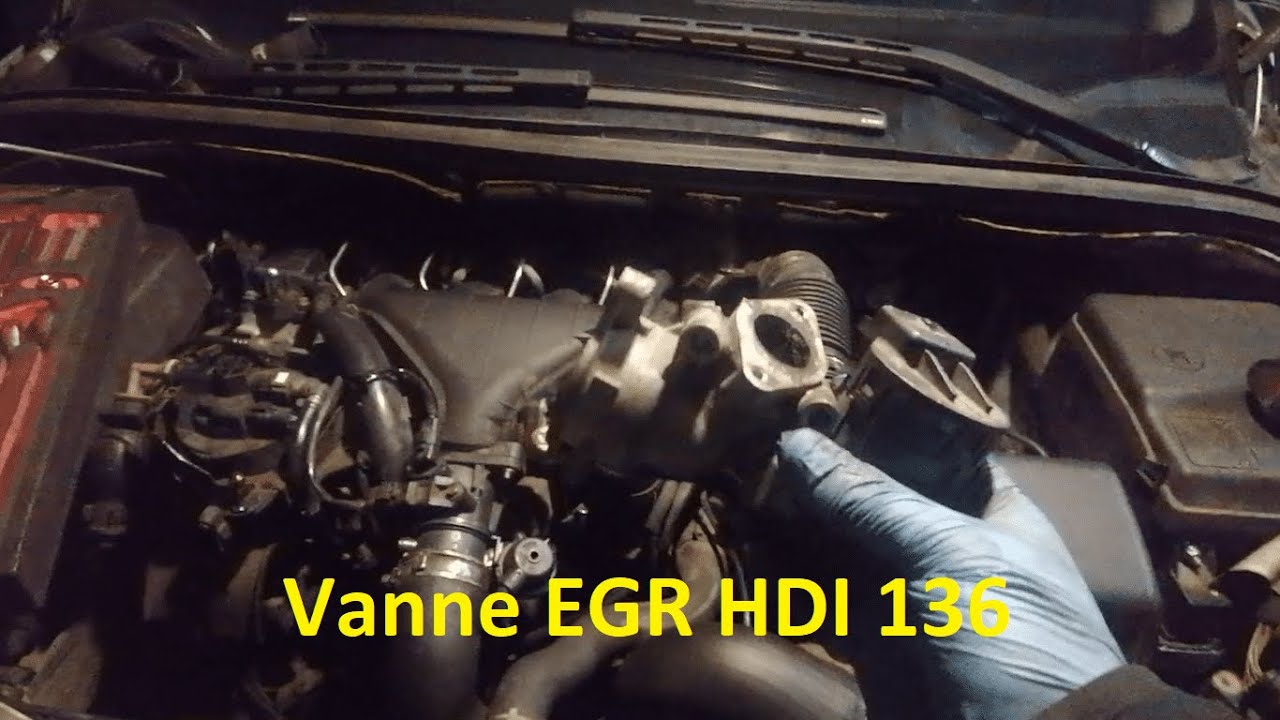 Démontage vanne EGR sur HDI 135 136 140 - YouTube