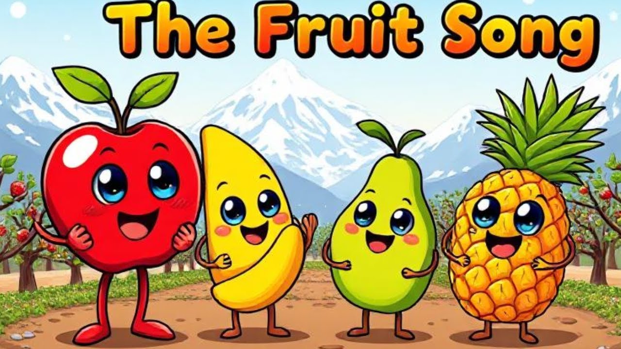 The Fruits Song 🍎🍌| Nursery Rhymes For Kids - YouTube
