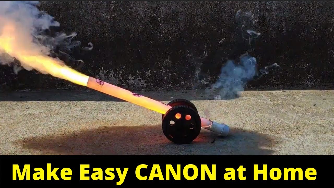 How to make a cannon || DIY powerful Fire canon || Galo's DIY - YouTube