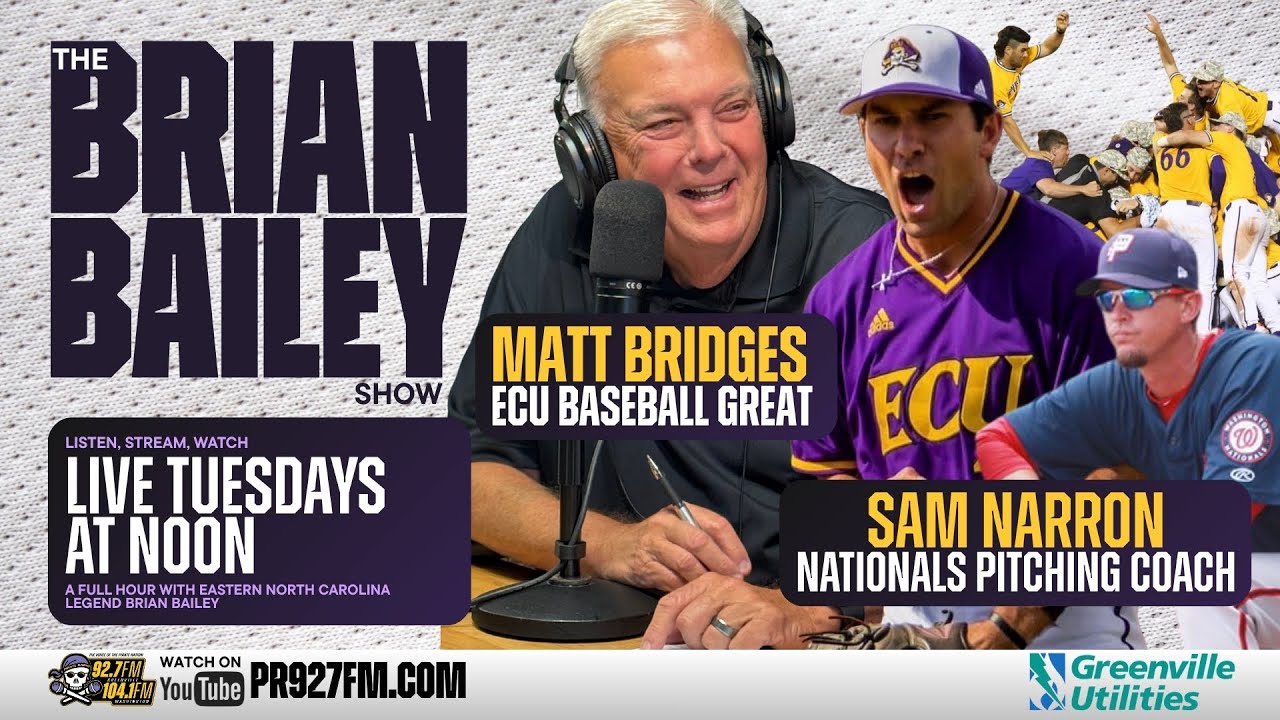 The Brian Bailey Show 1/27/26 - ECU Great Matt Bridges & Nationals ...