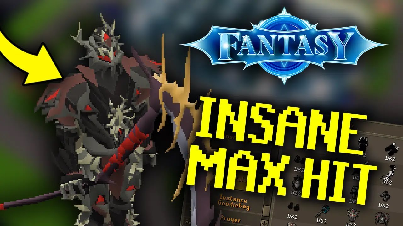 MY MAX HIT IS INSANE ON THIS CUSTOM RSPS! - Progress Series #4 Fantasy ...
