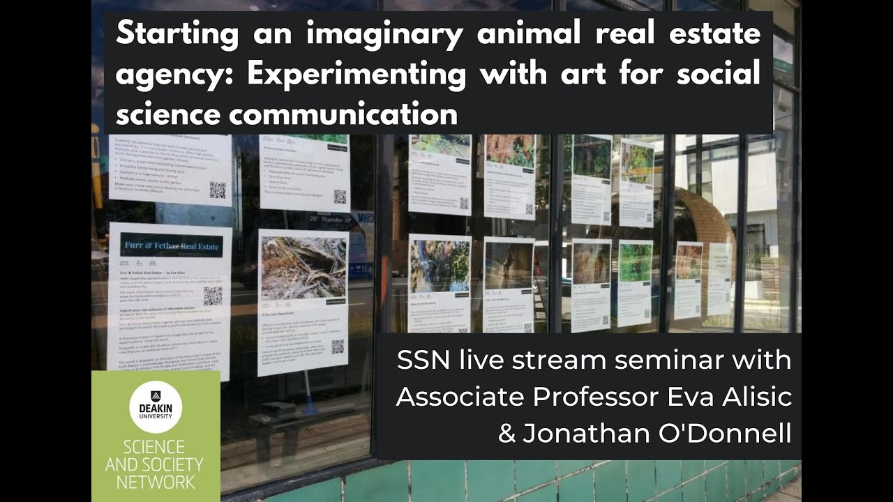 SSN seminar with A/Prof Eva Alisic: "Experimenting with art for social science communication ...