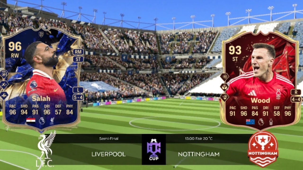 Liverpool vs Nottingham City | DLS 25 | Global Challenge Cup Semifinal ...